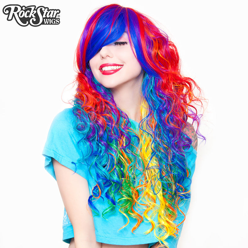 Rainbow Wigs - Rockstar Wigs